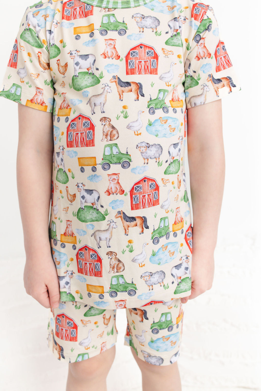 Barnyard Besties 2-Piece Shorts Pjs – Mama Lulu