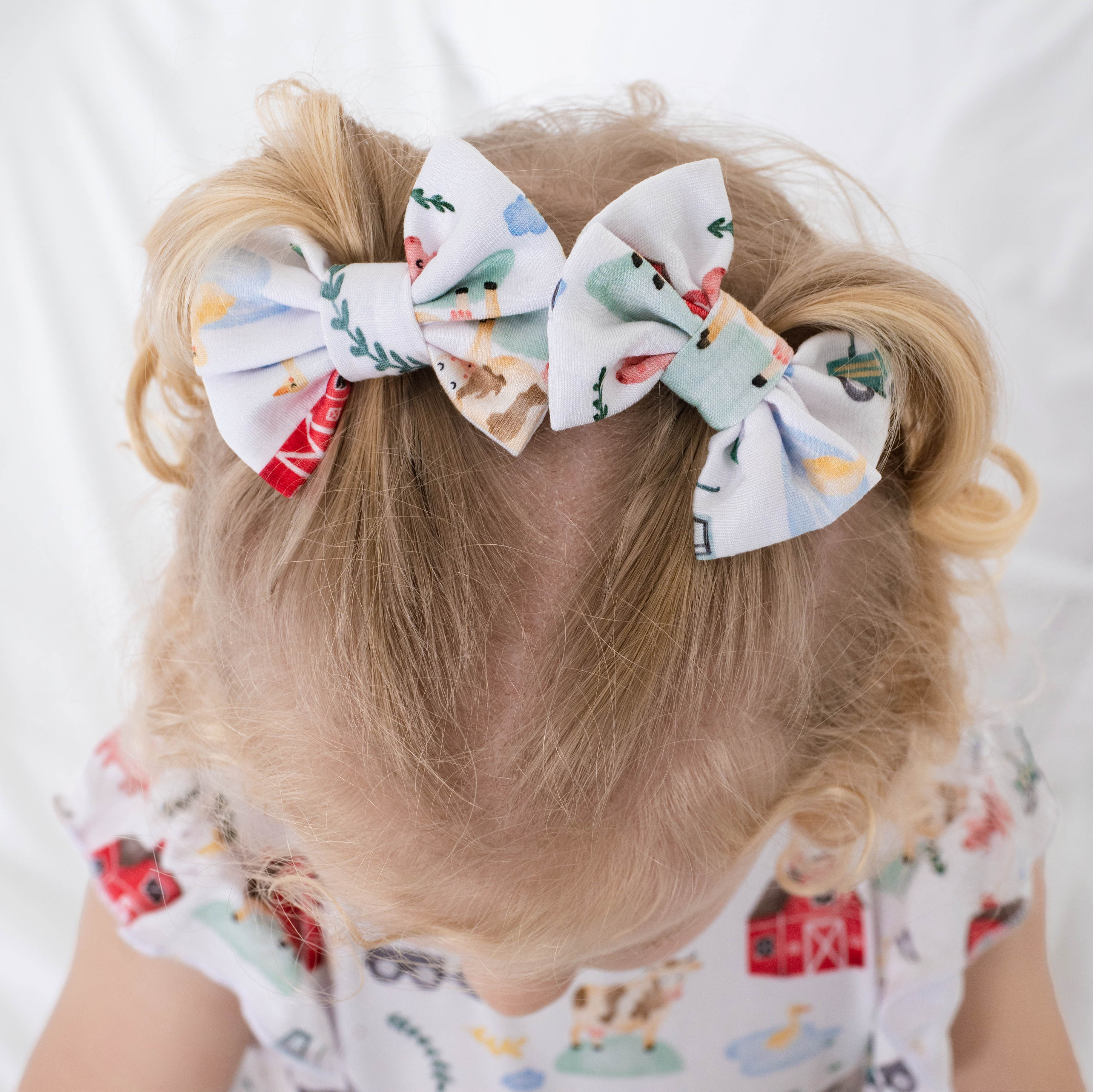 Friendly Farm Bamboo Alligator Clip Bows – Mama Lulu