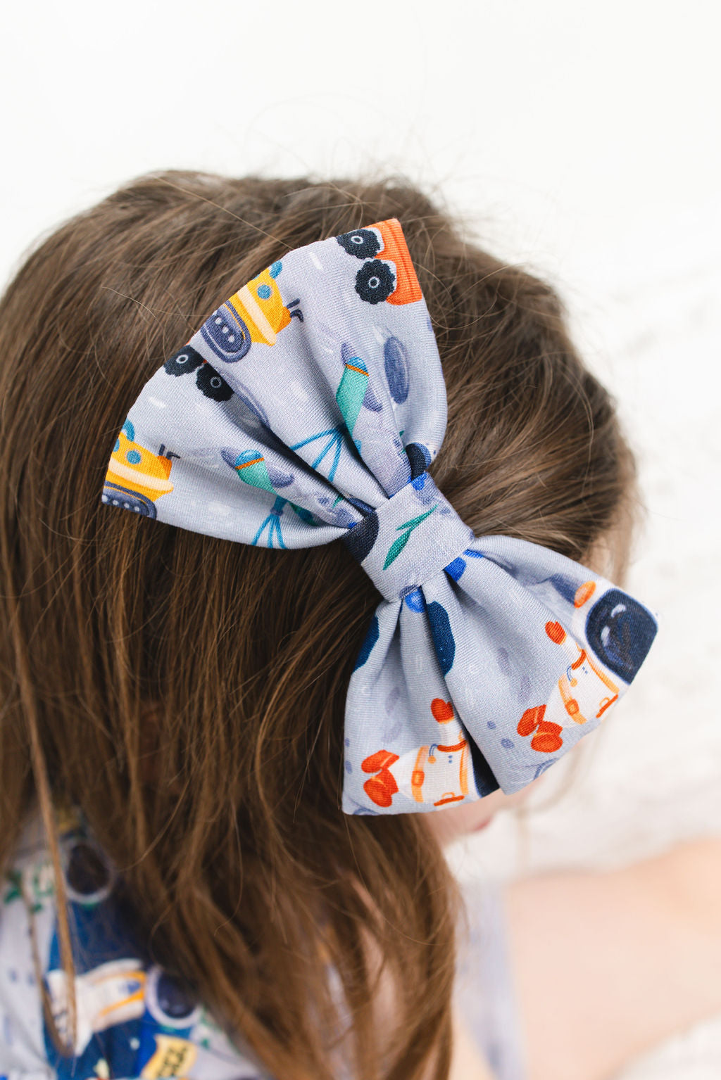 Space Bamboo Alligator Clip Bows – Mama Lulu