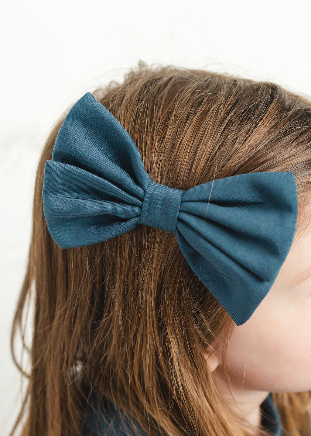 Stormy Sky Bamboo Alligator Clip Bows – Mama Lulu