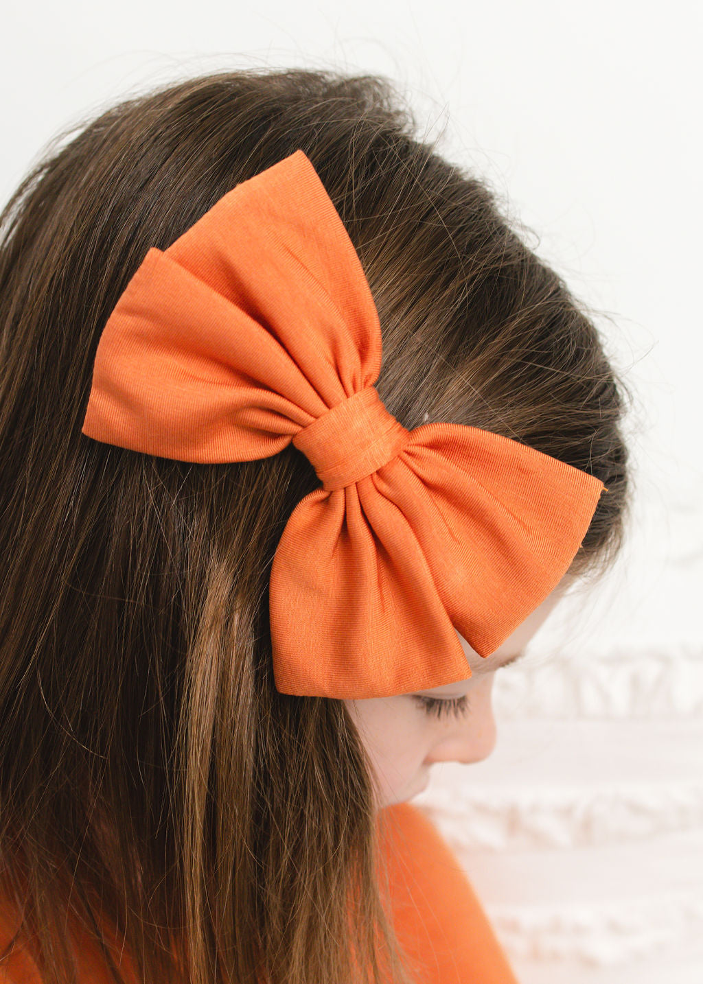 Pumpkin Pie Bamboo Alligator Clip Bows – Mama Lulu