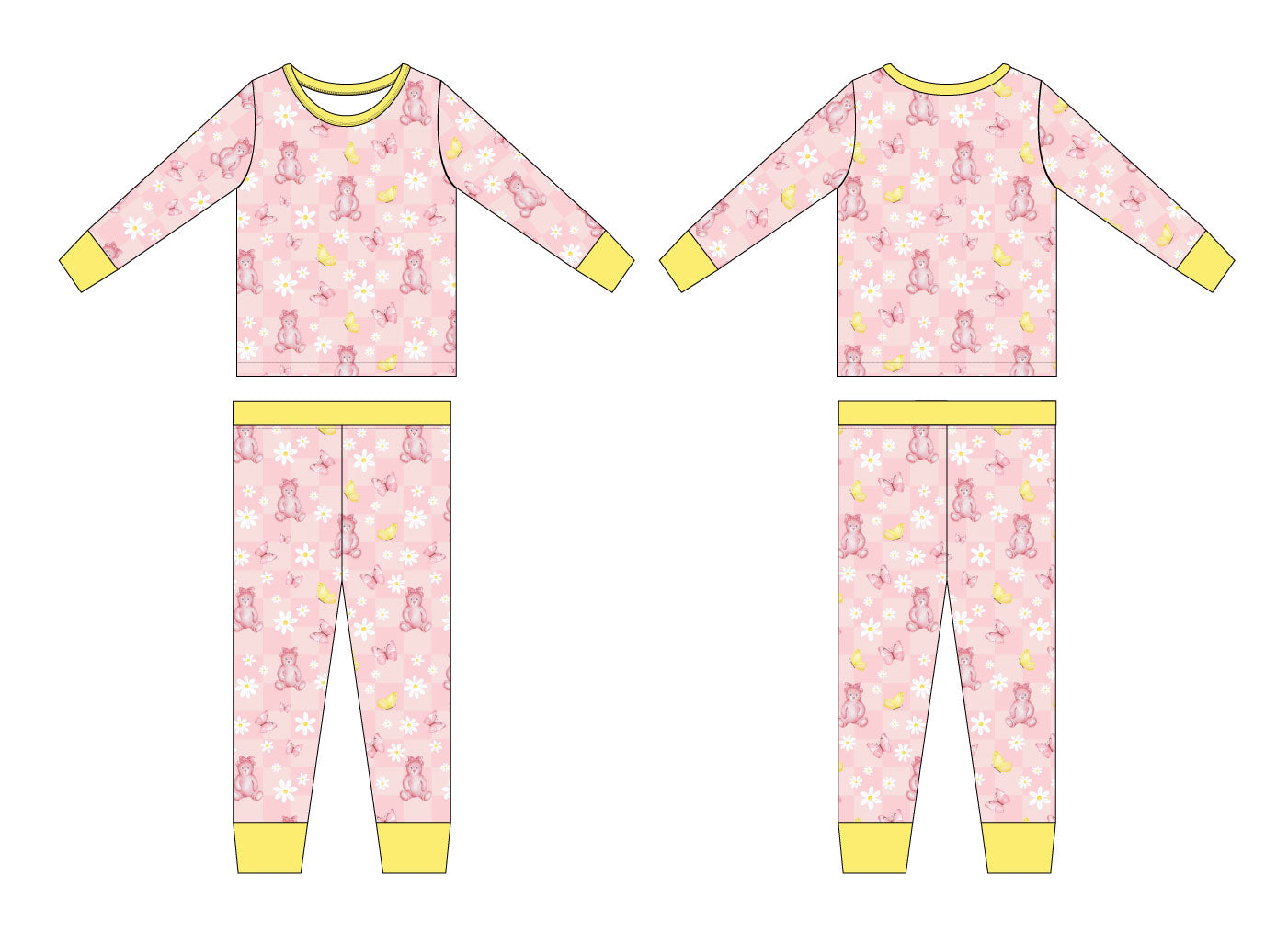 Blayklee Bear 2-Piece Long Sleeve Pjs – Mama Lulu